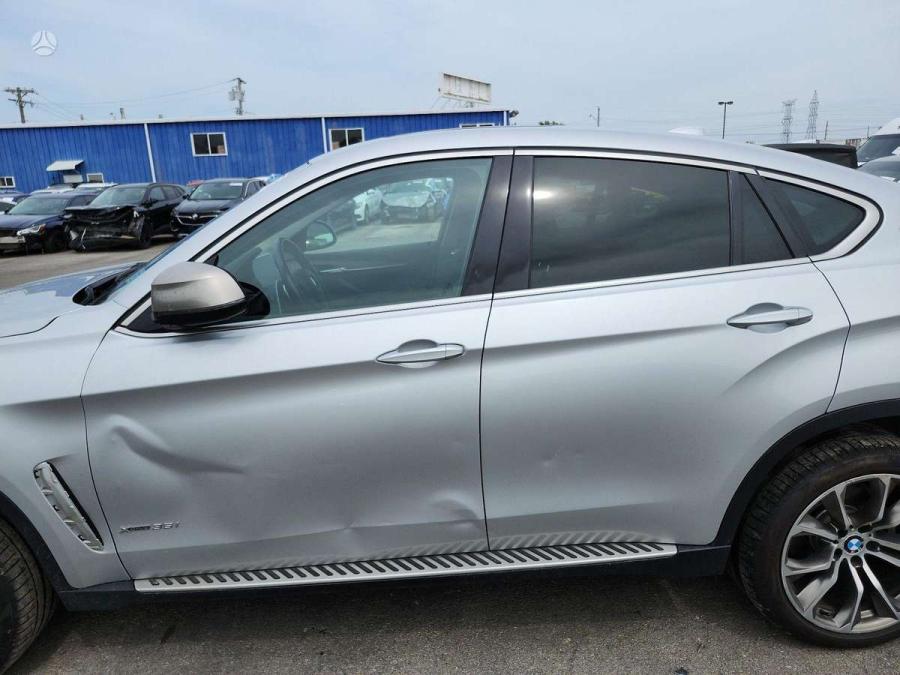 Grey BMW X6 2016 in Taurage, with an engine capacity of 2.98 L and mileage of 133 thousand km for 14250 €, photo 23 on AUTOMOTO.COM.LV