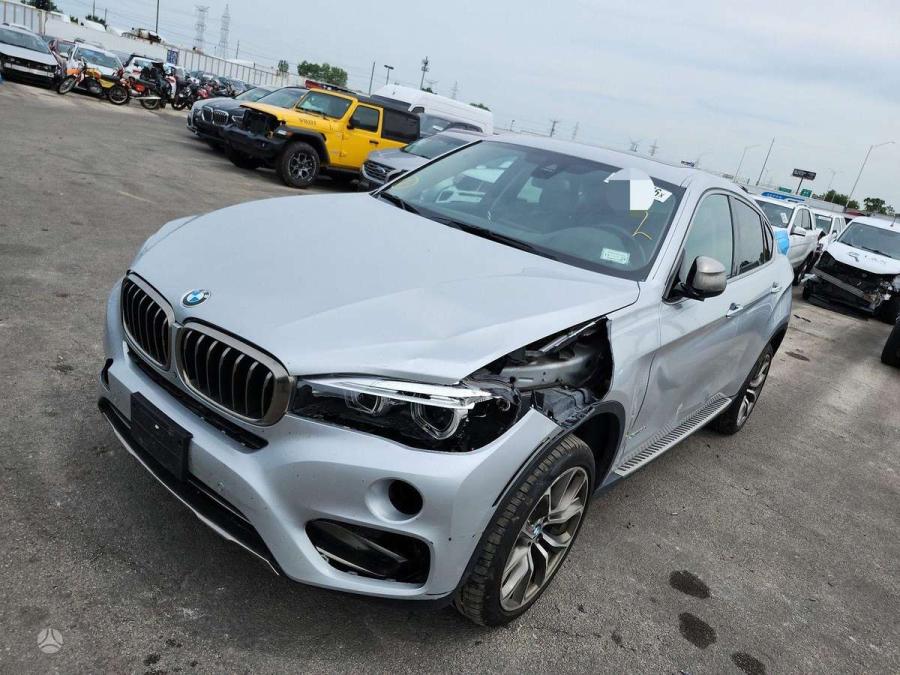 Grey BMW X6 2016 in Taurage, with an engine capacity of 2.98 L and mileage of 133 thousand km for 14250 €, photo 27 on AUTOMOTO.COM.LV