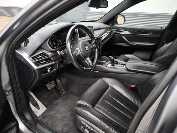 Grey BMW X6 2016 in Siauliai, with an engine capacity of 2.98 L and mileage of 277 thousand km for 12900 €, photo 10 on AUTOMOTO.COM.LV