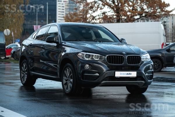 Grey BMW X6 2017 in Riga, with an engine capacity of 3.00 L and mileage of 198 thousand km for 22990 €, photo 2 on AUTOMOTO.COM.LV