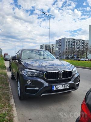 Pelēks BMW X6 2017 Rīga, ar dzinēja tilpumu 3.00 L un nobraukumu 117 tūkst. km par 26500 €, foto  vietnē AUTOMOTO.COM.LV