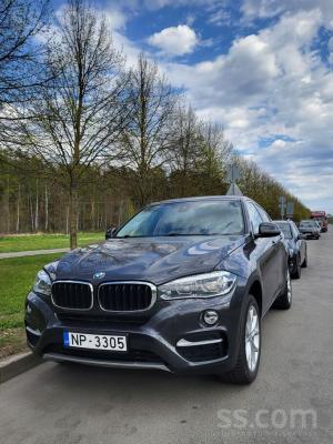 Pelēks BMW X6 2017 Rīga, ar dzinēja tilpumu 3.00 L un nobraukumu 117 tūkst. km par 26500 €, foto 3 vietnē AUTOMOTO.COM.LV