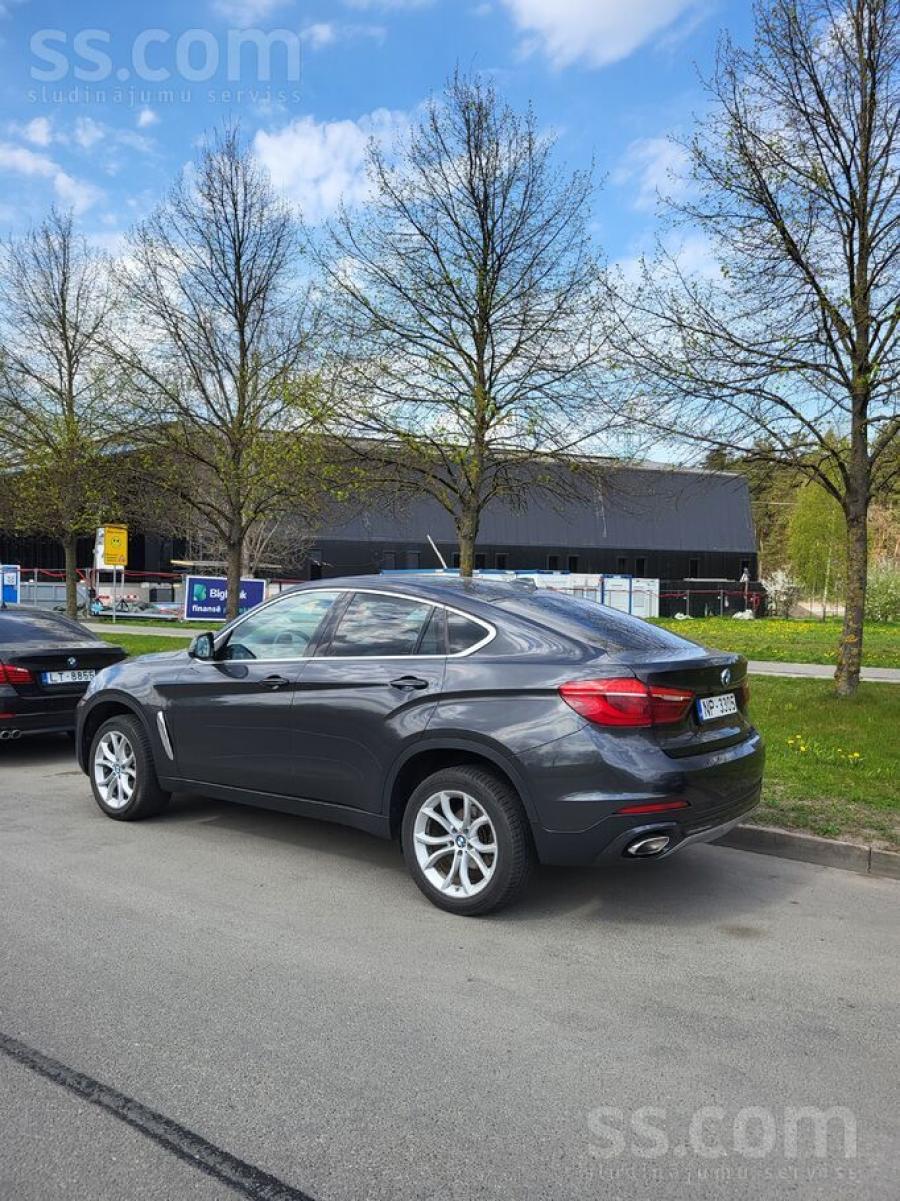 Pelēks BMW X6 2017 Rīga, ar dzinēja tilpumu 3.00 L un nobraukumu 117 tūkst. km par 26500 €, foto 5 vietnē AUTOMOTO.COM.LV