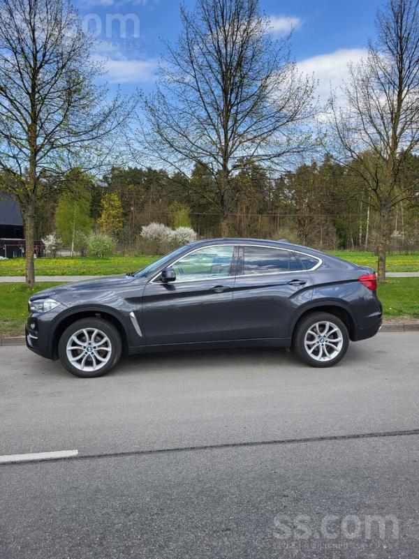 Grey BMW X6 2017 in Riga, with an engine capacity of 3.00 L and mileage of 117 thousand km for 26500 €, photo 5 on AUTOMOTO.COM.LV