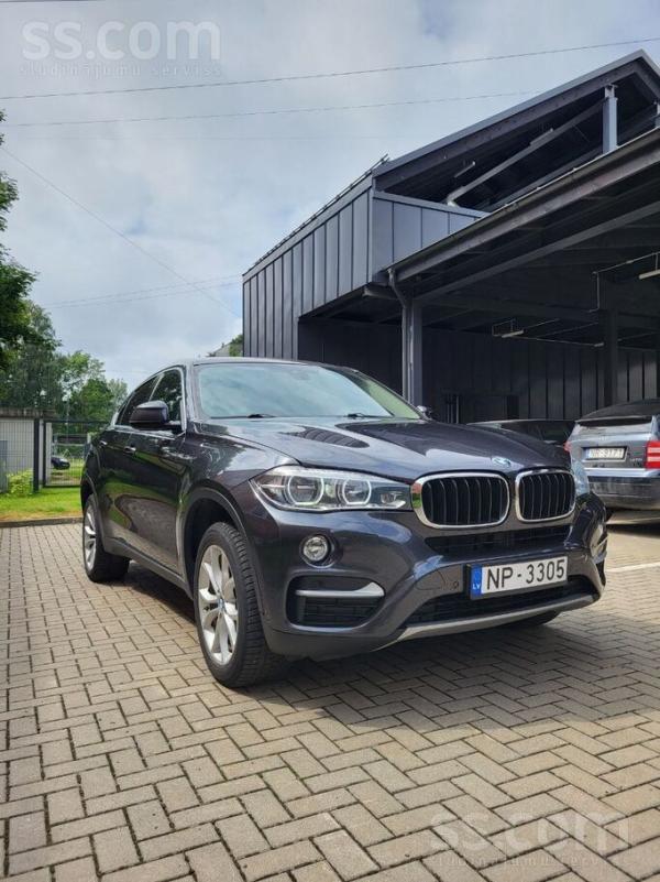 Pelēks BMW X6 2017 Rīga, ar dzinēja tilpumu 3.00 L un nobraukumu 118 tūkst. km par 26000 €, foto 1 vietnē AUTOMOTO.COM.LV