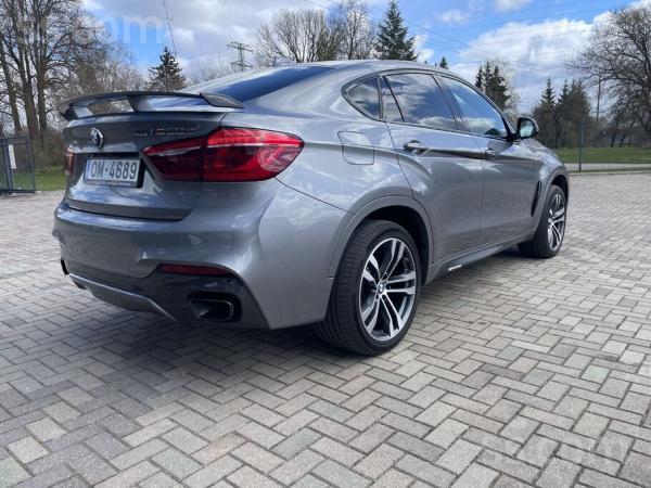 Grey BMW X6 2017 in Ogre, with an engine capacity of 3.00 L and mileage of 150 thousand km for 32470 €, photo 4 on AUTOMOTO.COM.LV