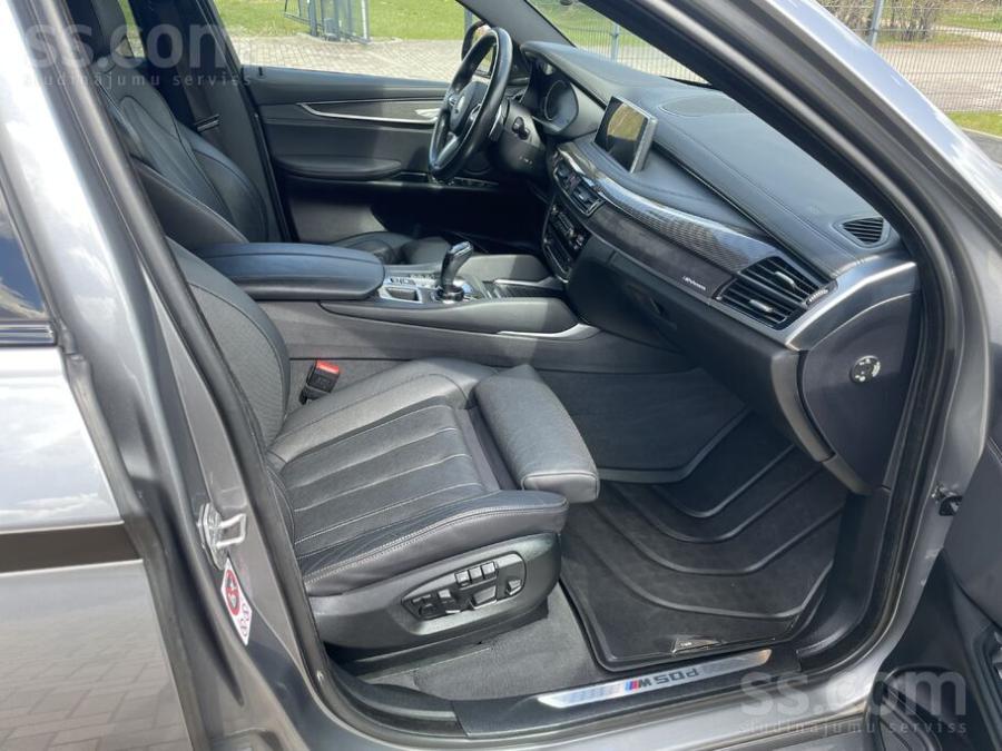 Grey BMW X6 2017 in Ogre, with an engine capacity of 3.00 L and mileage of 150 thousand km for 32470 €, photo 8 on AUTOMOTO.COM.LV