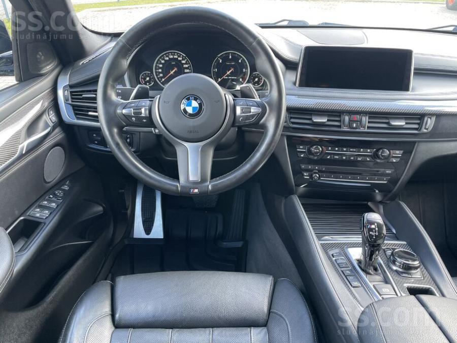 Grey BMW X6 2017 in Ogre, with an engine capacity of 3.00 L and mileage of 150 thousand km for 32470 €, photo 12 on AUTOMOTO.COM.LV