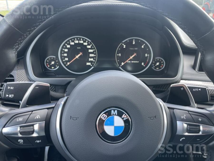 Grey BMW X6 2017 in Ogre, with an engine capacity of 3.00 L and mileage of 150 thousand km for 32470 €, photo 13 on AUTOMOTO.COM.LV