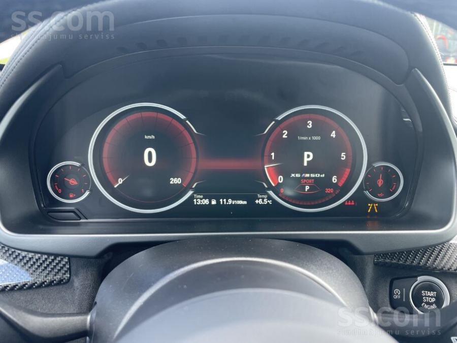 Grey BMW X6 2017 in Ogre, with an engine capacity of 3.00 L and mileage of 150 thousand km for 32470 €, photo 14 on AUTOMOTO.COM.LV