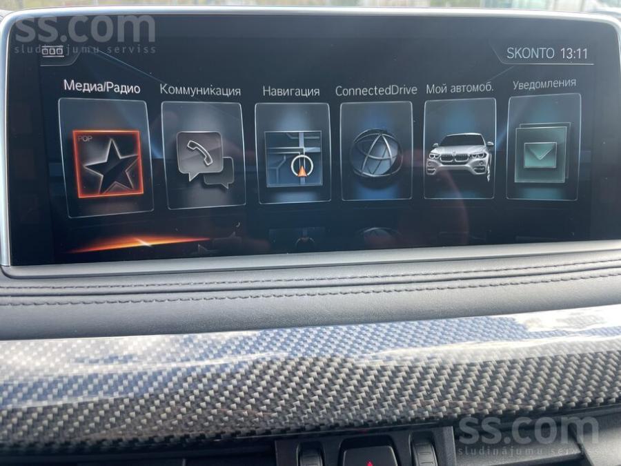 Grey BMW X6 2017 in Ogre, with an engine capacity of 3.00 L and mileage of 150 thousand km for 32470 €, photo 22 on AUTOMOTO.COM.LV