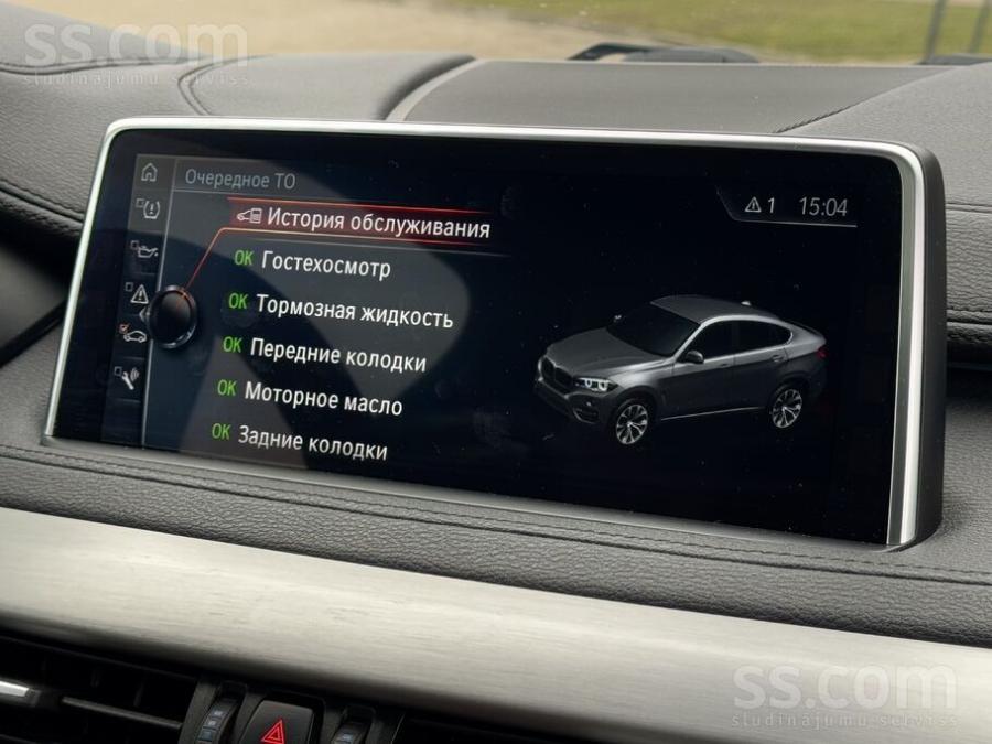 Pelēks BMW X6 2017 Jelgava, ar dzinēja tilpumu 4.40 L un nobraukumu 174 tūkst. km par 27800 €, foto 19 vietnē AUTOMOTO.COM.LV