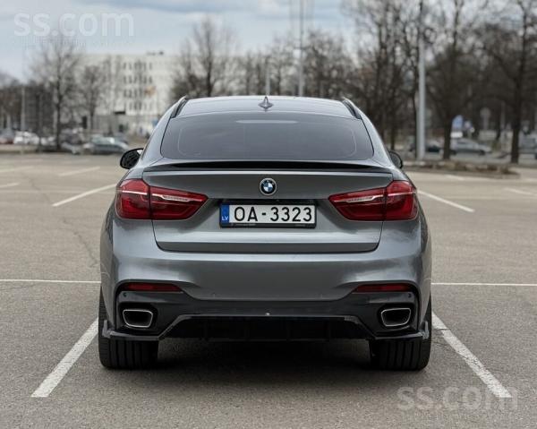 Pelēks BMW X6 2017 Rīga, ar dzinēja tilpumu 3.00 L un nobraukumu 297 tūkst. km par 21900 €, foto 6 vietnē AUTOMOTO.COM.LV