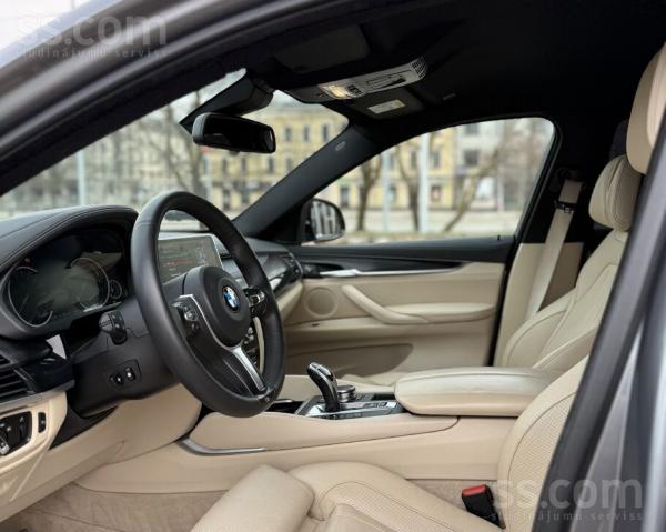 Pelēks BMW X6 2017 Rīga, ar dzinēja tilpumu 3.00 L un nobraukumu 297 tūkst. km par 21900 €, foto 9 vietnē AUTOMOTO.COM.LV