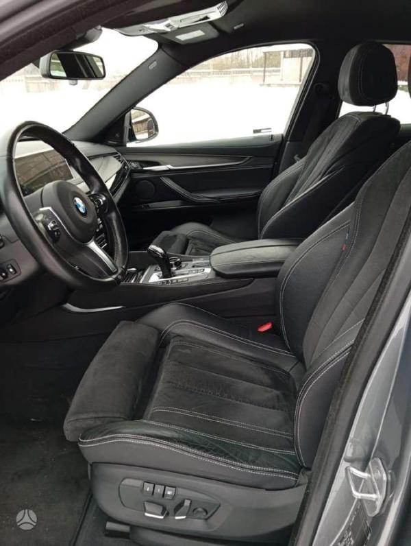 Pelēks BMW X6 2018 Viļņa, ar dzinēja tilpumu 2.99 L un nobraukumu 177 tūkst. km par 30000 €, foto 9 vietnē AUTOMOTO.COM.LV