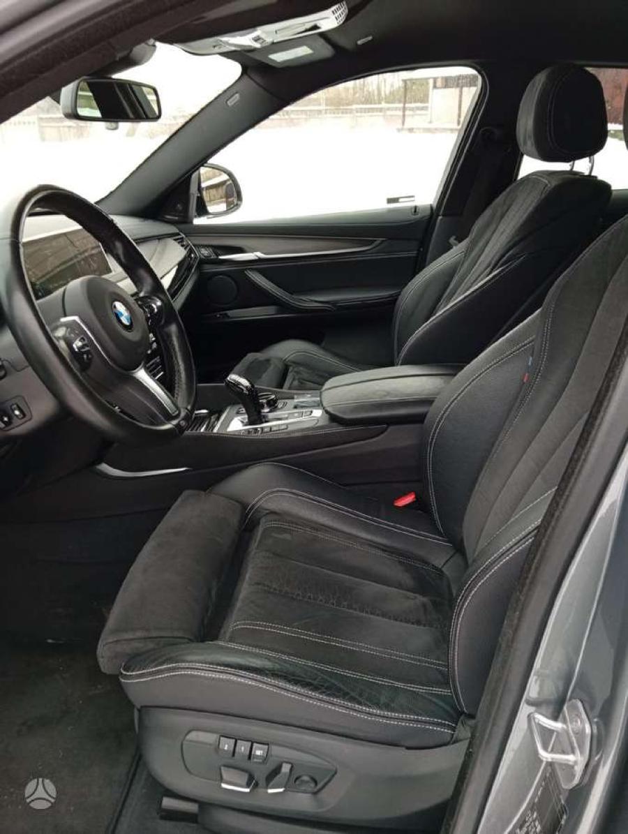 Pelēks BMW X6 2018 Viļņa, ar dzinēja tilpumu 2.99 L un nobraukumu 177 tūkst. km par 30000 €, foto 9 vietnē AUTOMOTO.COM.LV