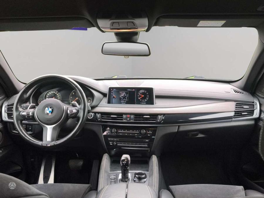 Grey BMW X6 2018 in Vilnius, with an engine capacity of 3.00 L and mileage of 178 thousand km for 27999 €, photo 13 on AUTOMOTO.COM.LV