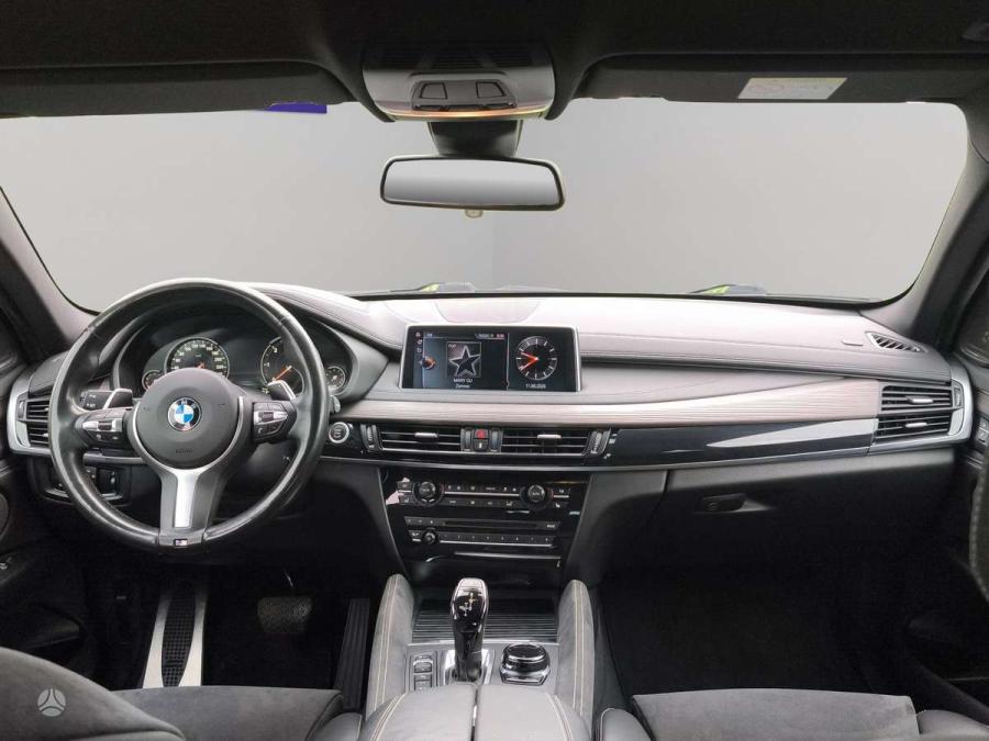 Grey BMW X6 2018 in Vilnius, with an engine capacity of 3.00 L and mileage of 178 thousand km for 27999 €, photo 13 on AUTOMOTO.COM.LV