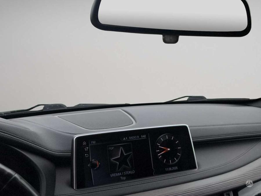 Grey BMW X6 2018 in Vilnius, with an engine capacity of 3.00 L and mileage of 178 thousand km for 27999 €, photo 20 on AUTOMOTO.COM.LV
