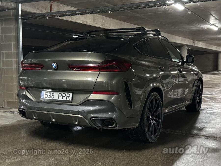 Grey BMW X6 2020 in Tallinn, with an engine capacity of 3.00 L and mileage of 84 thousand km for 62899 €, photo 5 on AUTOMOTO.COM.LV