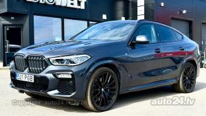 Grey BMW X6 2020 in Tallinn, with an engine capacity of 3.00 L and mileage of 92 thousand km for 63500 €, photo 5 on AUTOMOTO.COM.LV