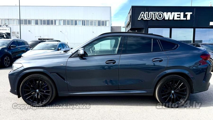 Grey BMW X6 2020 in Tallinn, with an engine capacity of 3.00 L and mileage of 92 thousand km for 63500 €, photo 7 on AUTOMOTO.COM.LV