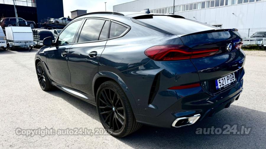 Grey BMW X6 2020 in Tallinn, with an engine capacity of 3.00 L and mileage of 92 thousand km for 63500 €, photo 9 on AUTOMOTO.COM.LV