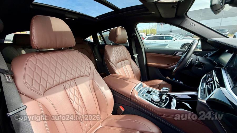 Grey BMW X6 2020 in Tallinn, with an engine capacity of 3.00 L and mileage of 92 thousand km for 63500 €, photo 18 on AUTOMOTO.COM.LV