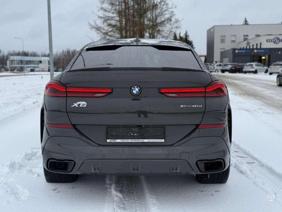 Grey BMW X6 2021 in Panevezys, with an engine capacity of 2.99 L and mileage of 229 thousand km for 48900 €, photo 15 on AUTOMOTO.COM.LV