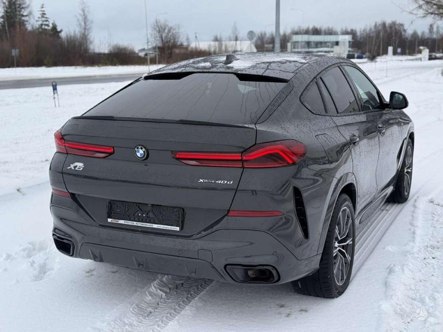 Grey BMW X6 2021 in Panevezys, with an engine capacity of 2.99 L and mileage of 229 thousand km for 48900 €, photo 16 on AUTOMOTO.COM.LV