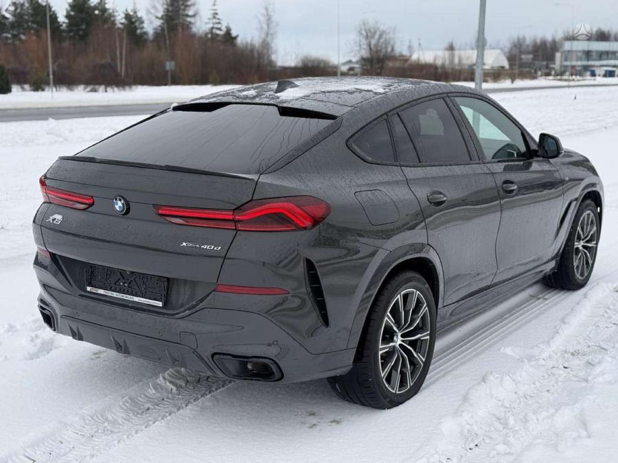 Grey BMW X6 2021 in Panevezys, with an engine capacity of 2.99 L and mileage of 229 thousand km for 48900 €, photo 17 on AUTOMOTO.COM.LV