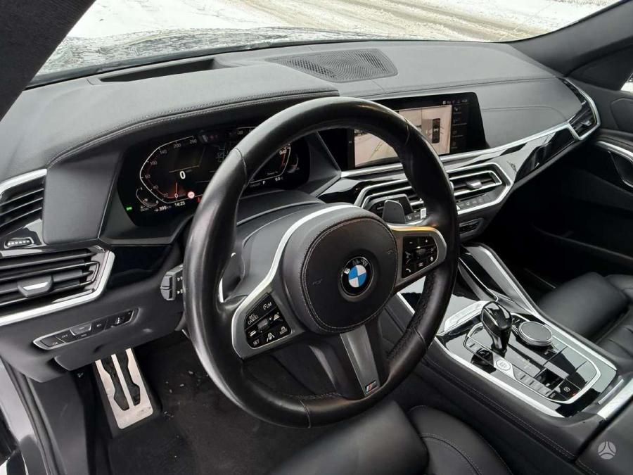 Grey BMW X6 2021 in Panevezys, with an engine capacity of 2.99 L and mileage of 229 thousand km for 48900 €, photo 30 on AUTOMOTO.COM.LV