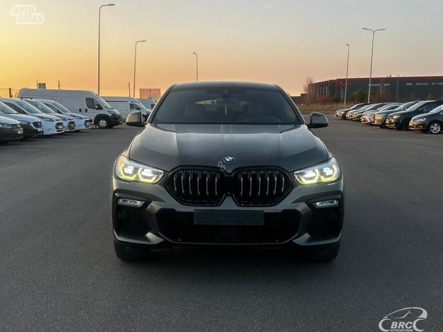 Grey BMW X6 2021 in Avizieniai, with an engine capacity of 3.00 L and mileage of 224 thousand km for 47900 €, photo 5 on AUTOMOTO.COM.LV