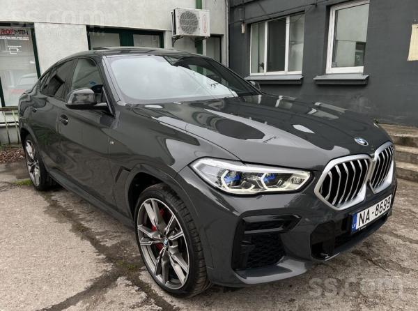 Pelēks BMW X6 2021 Rīga, ar dzinēja tilpumu 3.00 L un nobraukumu 102 tūkst. km par 59500 €, foto 1 vietnē AUTOMOTO.COM.LV