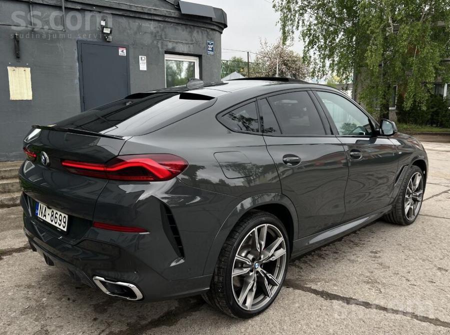 Pelēks BMW X6 2021 Rīga, ar dzinēja tilpumu 3.00 L un nobraukumu 102 tūkst. km par 59500 €, foto 3 vietnē AUTOMOTO.COM.LV