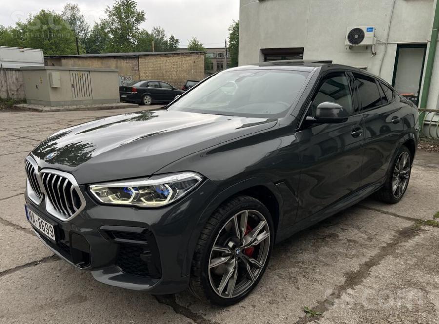 Pelēks BMW X6 2021 Rīga, ar dzinēja tilpumu 3.00 L un nobraukumu 102 tūkst. km par 59500 €, foto 4 vietnē AUTOMOTO.COM.LV