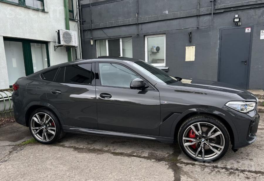 Pelēks BMW X6 2021 Rīga, ar dzinēja tilpumu 3.00 L un nobraukumu 102 tūkst. km par 59500 €, foto 6 vietnē AUTOMOTO.COM.LV