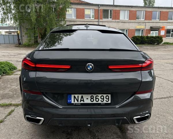 Pelēks BMW X6 2021 Rīga, ar dzinēja tilpumu 3.00 L un nobraukumu 102 tūkst. km par 59500 €, foto 6 vietnē AUTOMOTO.COM.LV