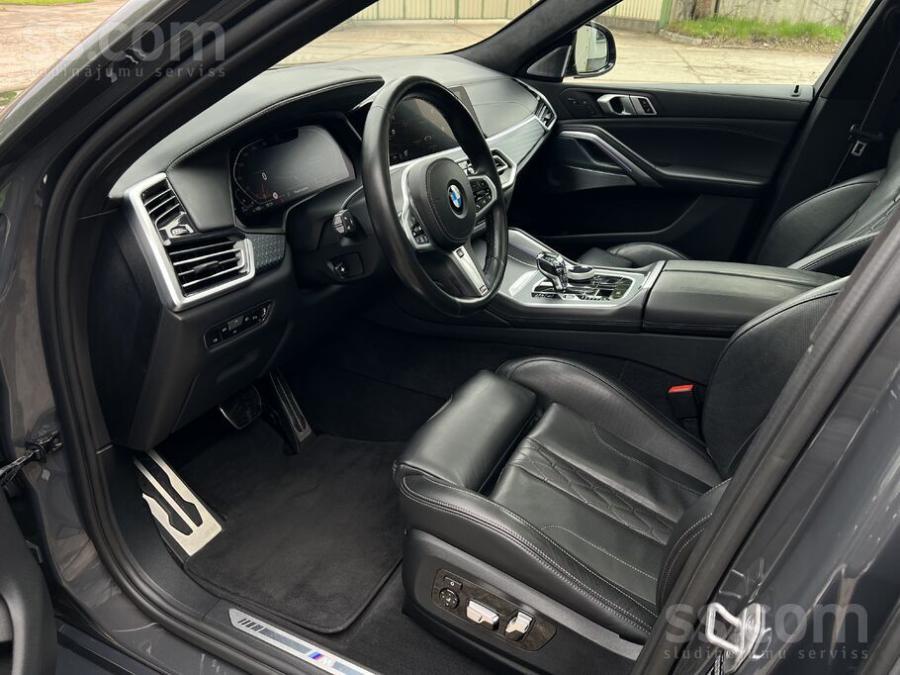 Pelēks BMW X6 2021 Rīga, ar dzinēja tilpumu 3.00 L un nobraukumu 102 tūkst. km par 59500 €, foto 11 vietnē AUTOMOTO.COM.LV