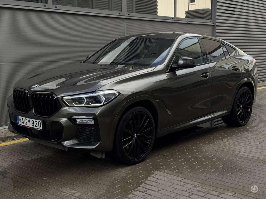 Grey BMW X6 2021 in Vilnius, with an engine capacity of 4.40 L and mileage of 136 thousand km for 53450 €, photo 3 on AUTOMOTO.COM.LV