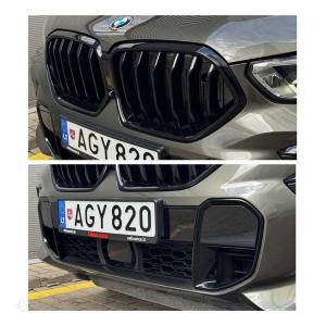 Grey BMW X6 2021 in Vilnius, with an engine capacity of 4.40 L and mileage of 136 thousand km for 53450 €, photo 11 on AUTOMOTO.COM.LV