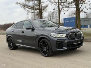 Grey BMW X6 2022 in Panevezys, with an engine capacity of 2.99 L and mileage of 111 thousand km for 49900 €, photo 6 on AUTOMOTO.COM.LV