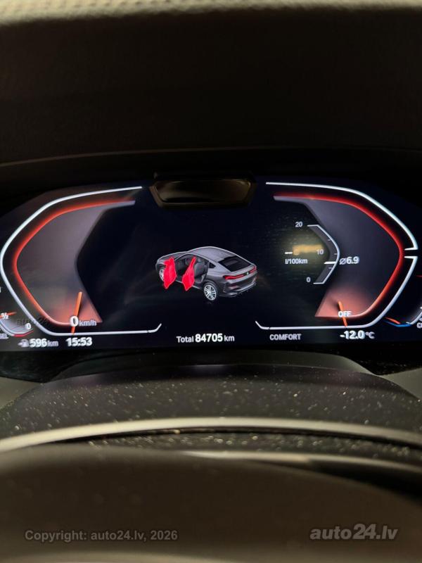 Pelēks BMW X6 2022 Tallina, ar dzinēja tilpumu 3.00 L un nobraukumu 85 tūkst. km par 71700 €, foto 11 vietnē AUTOMOTO.COM.LV