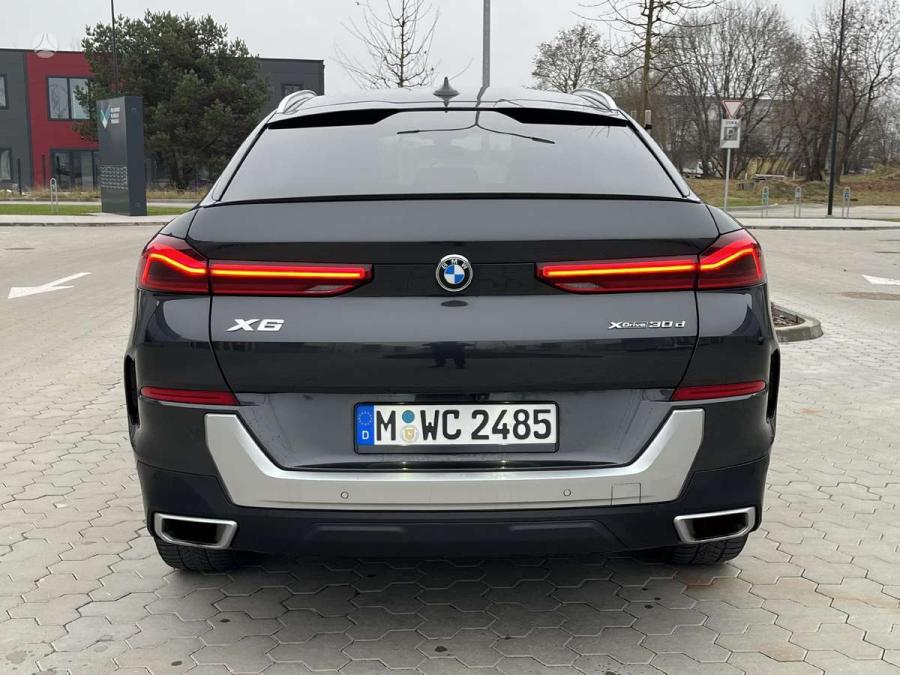 Pelēks BMW X6 2022 Viļņa, ar dzinēja tilpumu 2.99 L un nobraukumu 92 tūkst. km par 57900 €, foto 6 vietnē AUTOMOTO.COM.LV