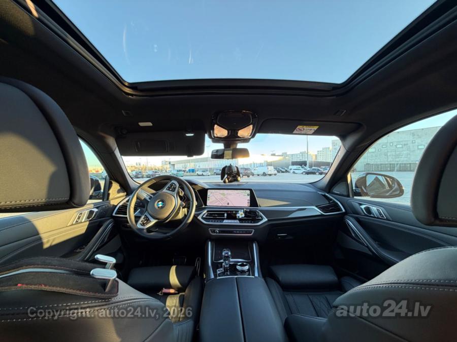 Grey BMW X6 2022 in Tallinn, with an engine capacity of 3.00 L and mileage of 40 thousand km for 69999 €, photo 14 on AUTOMOTO.COM.LV