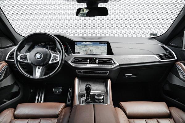 Grey BMW X6 2022 in Marupe, with an engine capacity of 3.00 L and mileage of 103 thousand km for 61850 €, photo 6 on AUTOMOTO.COM.LV