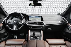 Grey BMW X6 2022 in Marupe, with an engine capacity of 3.00 L and mileage of 103 thousand km for 61850 €, photo 7 on AUTOMOTO.COM.LV