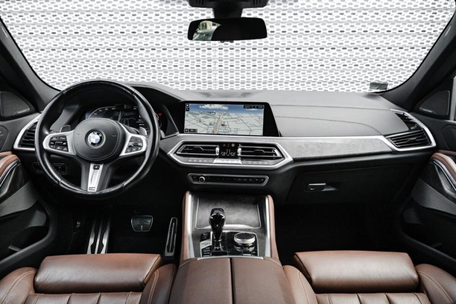 Grey BMW X6 2022 in Marupe, with an engine capacity of 3.00 L and mileage of 103 thousand km for 61850 €, photo 7 on AUTOMOTO.COM.LV