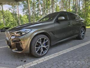 Pelēks BMW X6 2022 Jūrmala, ar dzinēja tilpumu 3.00 L un nobraukumu 39 tūkst. km par 64000 €, foto  vietnē AUTOMOTO.COM.LV