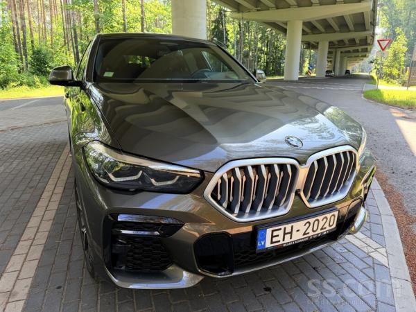 Pelēks BMW X6 2022 Jūrmala, ar dzinēja tilpumu 3.00 L un nobraukumu 39 tūkst. km par 64000 €, foto 3 vietnē AUTOMOTO.COM.LV